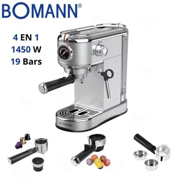 سومة فوور | Machine à Café Expresso Bomann 19 Bar - 4 En 1 - Dolce ...